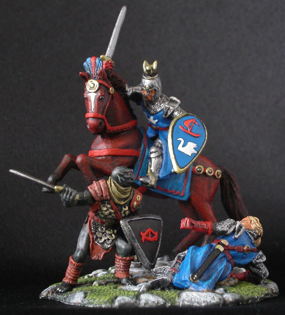 MV420 Lord of the Rings 'The Swan Knights' Metal vignette
