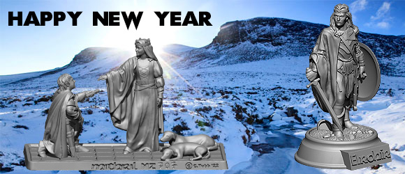 January 2023 Releases | Elrohir and Firiel miniatures. - Mithril Miniatures