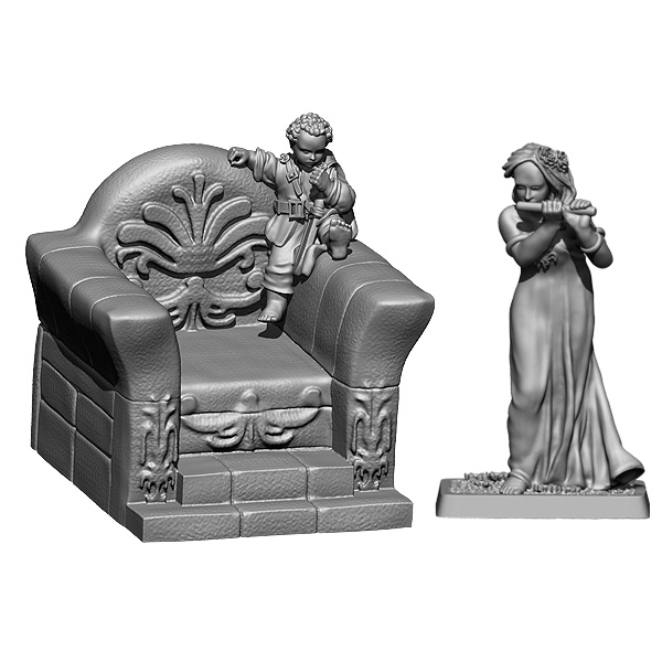 February 2020 releases | Frodo at Amon-hen and Elven Flautist ...