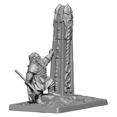 GIMLI™ and the DURIN™ stone - LOTR figure