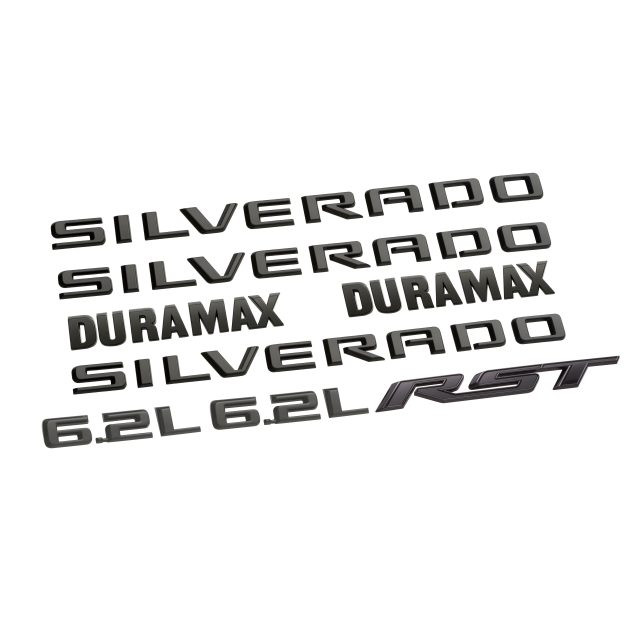 2022 Chevrolet Silverado 1500 LTD Lettering Emblems - Free Shipping ...