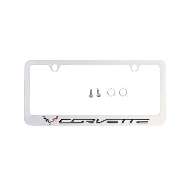 2014-2019 Chevrolet Corvette License Plate Frames - Free Shipping ...