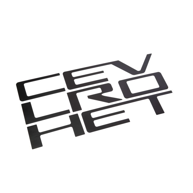 2019-2025 Chevrolet Silverado 1500 Tailgate Lettering Vinyl Decal ...