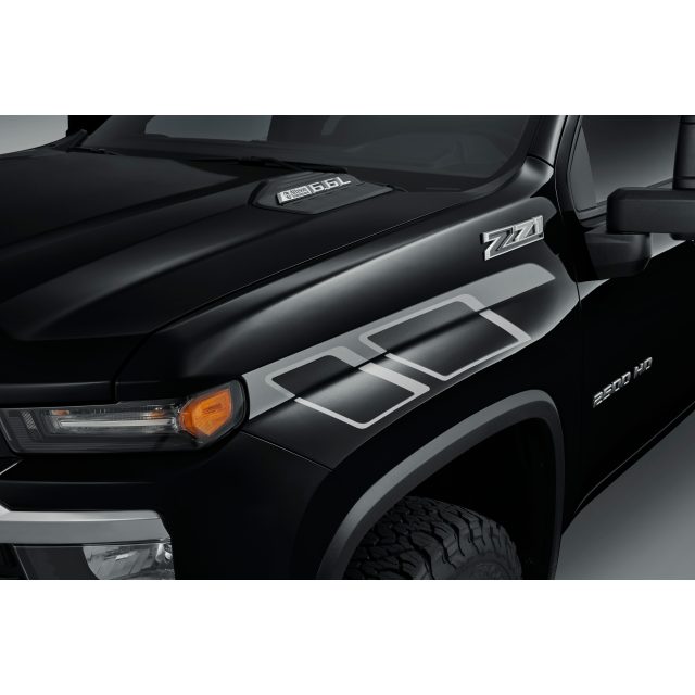 2020-2025 Chevrolet Silverado 2500HD/3500HD Fender Hash Mark Decal Package