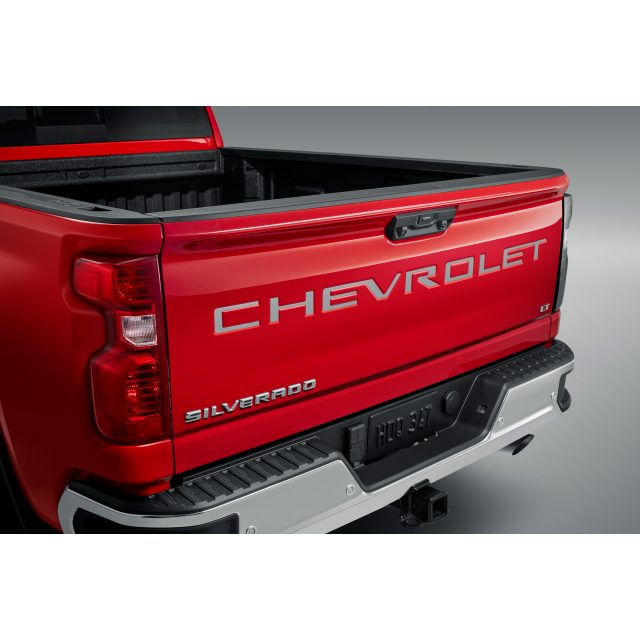 2020-2024 Chevrolet Silverado 2500HD/3500HD Tailgate Lettering Vinyl ...