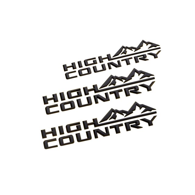 2020-2024 Chevrolet Silverado 3500HD Lettering Emblems - Free Shipping ...