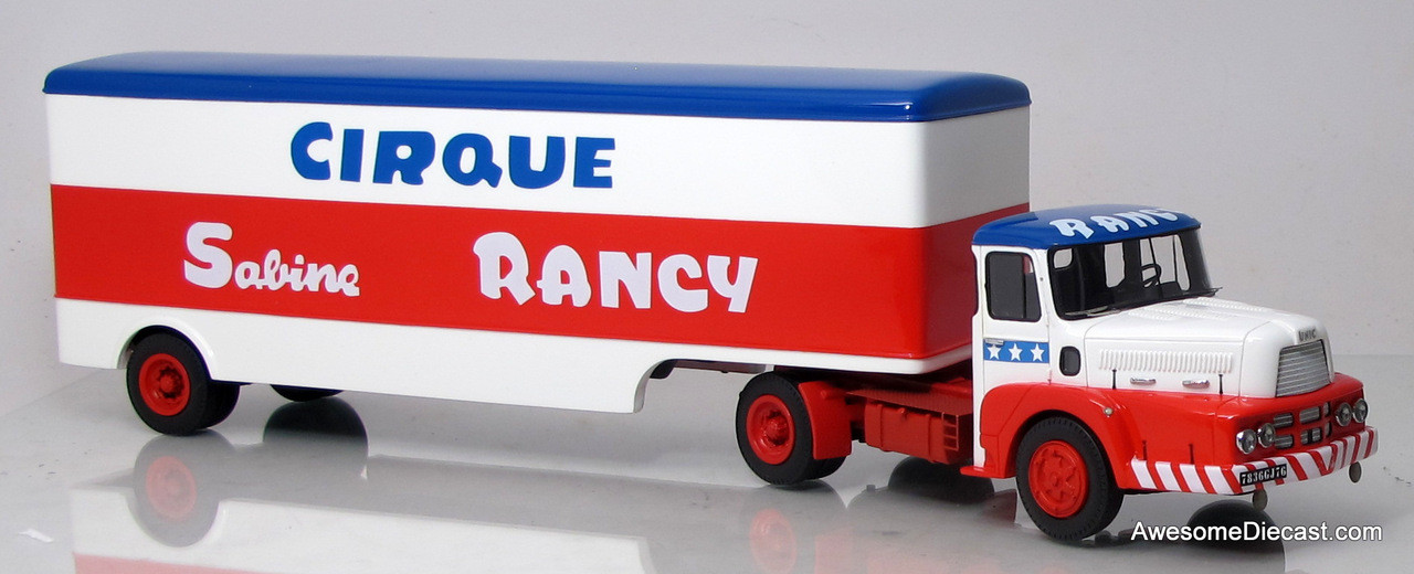 Perfex 1:43 Unic Tractor Trailer - Sabine Rancy Circus - Awesome Diecast