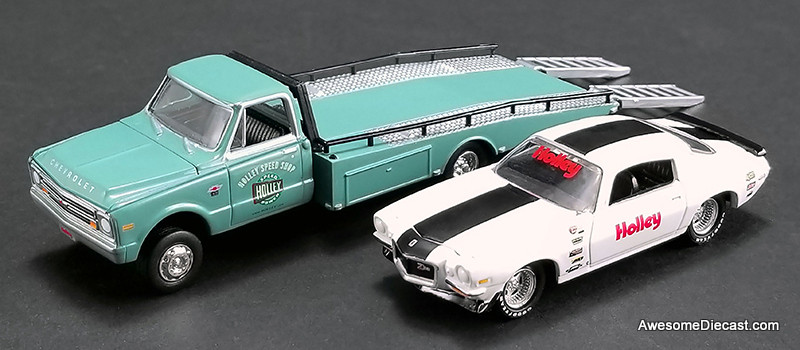 ACME 1:64 1967 Chevrolet Ramp Truck With 1971 Chevrolet Camaro Z28