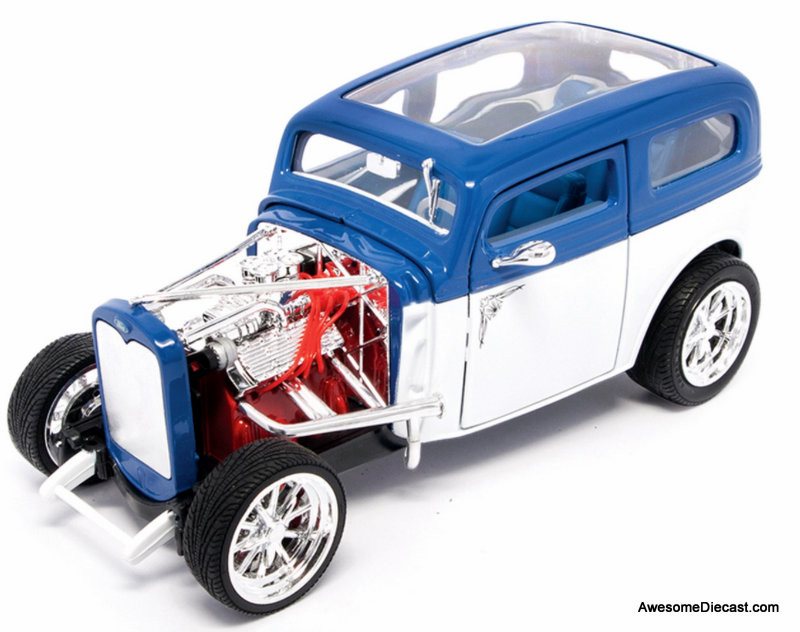 Road Signature 1:18 1931 Ford Model A Custom Blue/White