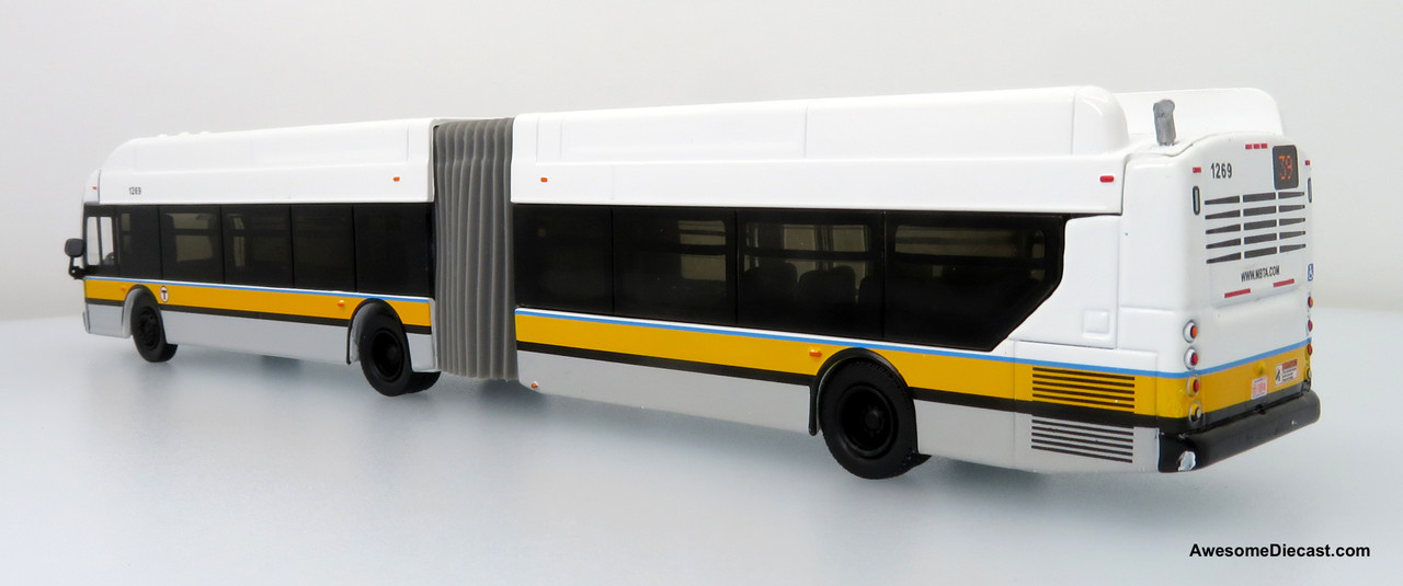 Iconic Replicas NFI Xcelsior XN60 Articulated Transit Bus 1:87: MBTA Boston