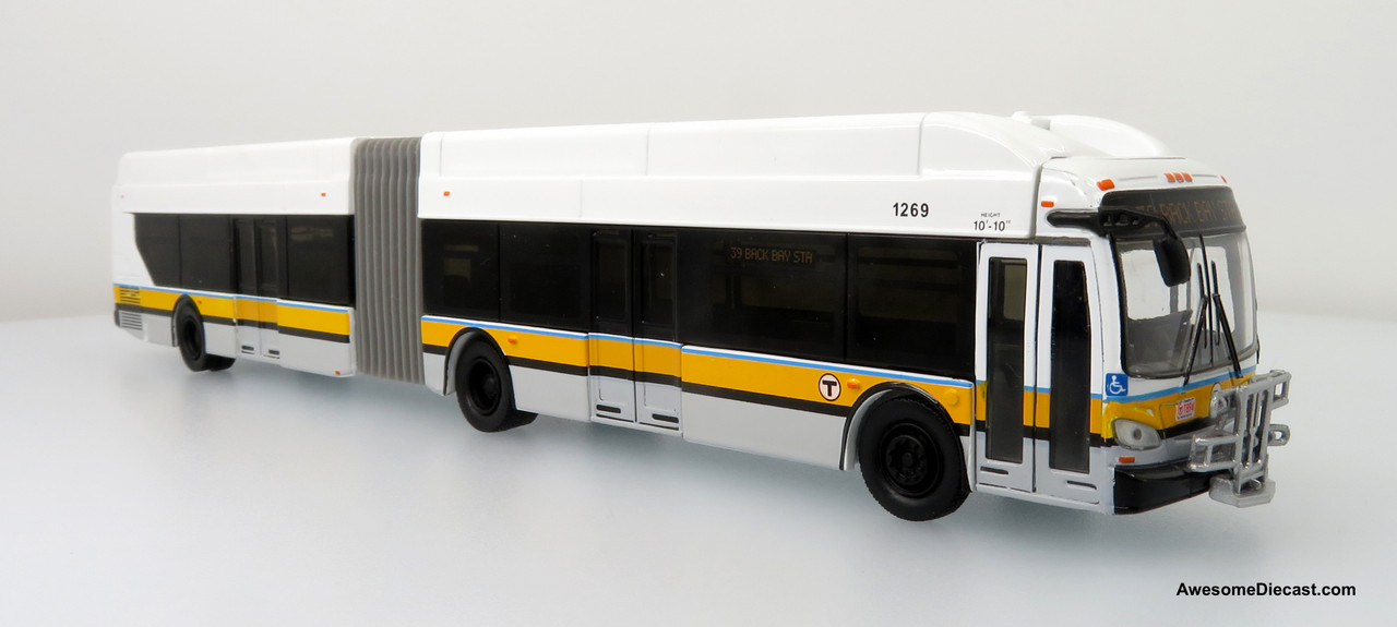 Iconic Replicas NFI Xcelsior XN60 Articulated Transit Bus 1:87: MBTA Boston