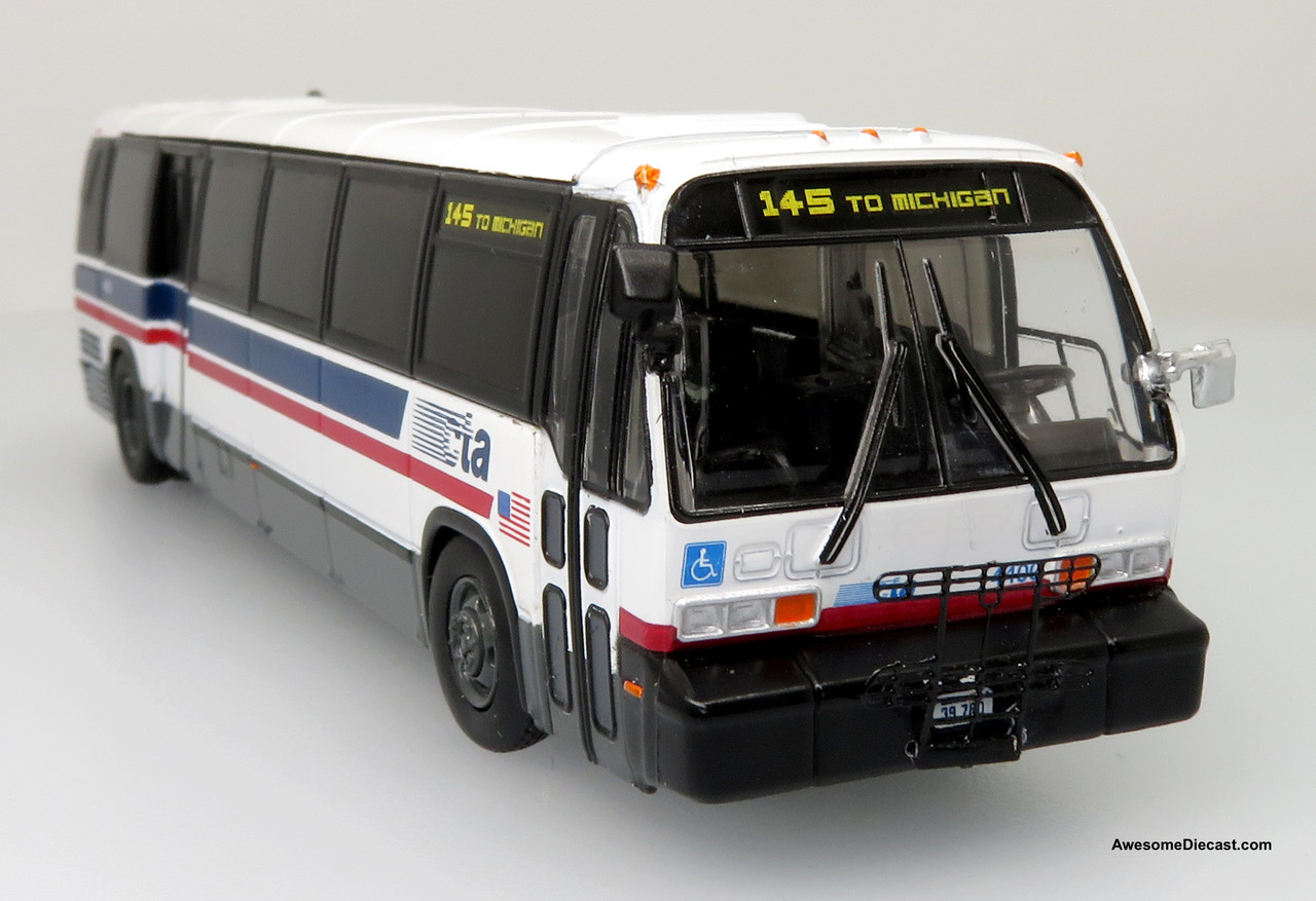 Iconic Replicas 1:87 1999 TMC RTS Transit Bus: CTA Chicago