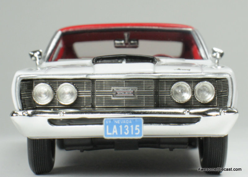 Goldvarg Collection 1:43 1969 Mercury Cyclone, White/Red