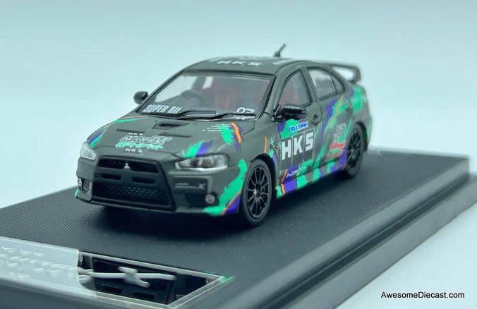 Time Micro 1:64 Mitsubishi Lancer Evolution X: HKS Livery
