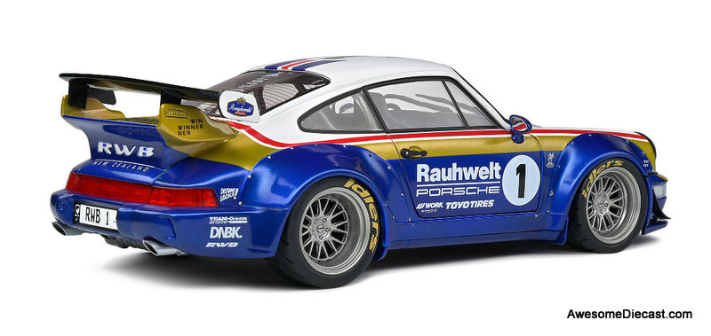 Solido 1:18 Porsche 911 (962) RWB #1: Rothmans Livery