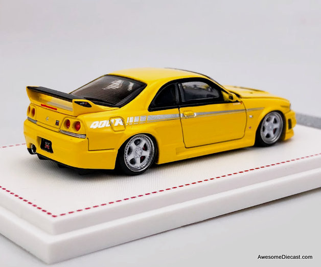 Focal Horizon 1:64 Nissan GTR R33 Nismo 400R, Yellow