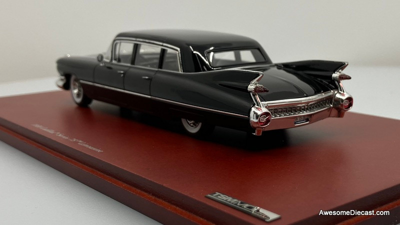 1959 Cadillac Series 75 Limousine, Black 1:43 Resin Cast Model by TSM Model