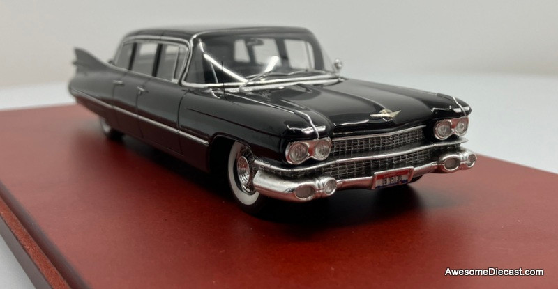 1959 Cadillac Series 75 Limousine, Black 1:43 Resin Cast Model by TSM Model
