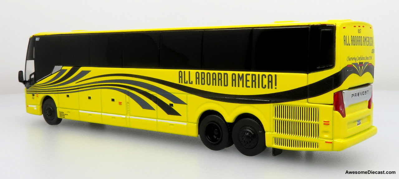 Prevost H3-45 Coach: All Aboard America 1:87 Diecast Model Bus by ...