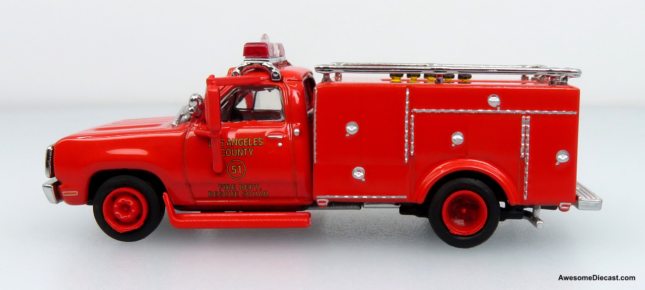 1974 Dodge 300 Rescue Unit: LACOFD — Squad 51 1:87 Diecast Model by ...