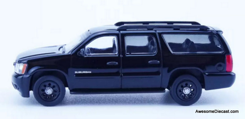 Chevrolet Suburban SUV, Black (US Secret Service) 1:64 Diecast Model ...