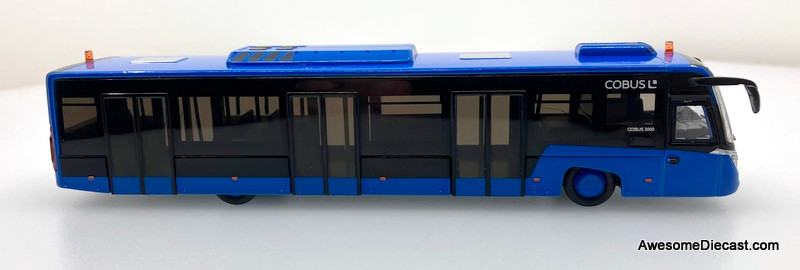 Cobus 3002 Airport Shuttle Bus, Blue 1:87 Model Bus by NZG