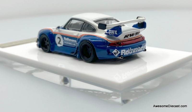 Porsche 933 RWB LBWK #2 w/Figure Rothmans 1:64 Diecast Model Car by ...