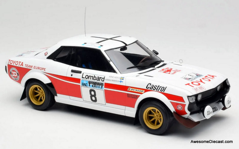 1977 Toyota Celica GT #8 1977 RAC Rally 1:18 Diecast Model Car by IXO