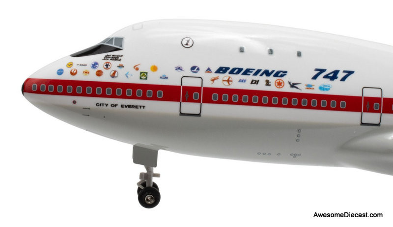 Boeing 747-100: City Of Everett (Reg #N7470) 1:200 ABS Plastic Model ...