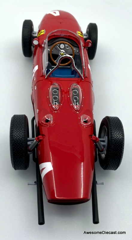 1961 Ferrari 156 Sharknose #4 Belgium GP F1, Red 1:18 Diecast Model Car ...