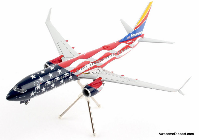 Boeing 737-800: Southwest Airlines (Reg # N500WR) "Freedom One" 1:200 ...