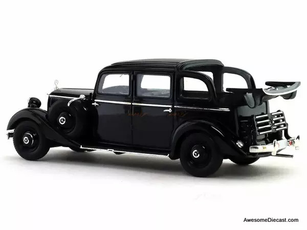1940 Mercedes-Benz 260D Pullman Landaulet, Black 1:43 Resin Cast Model ...