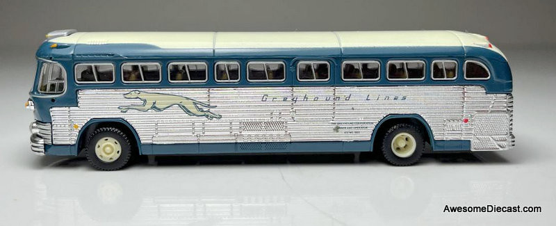 GMC PD-4103 Transit Bus, Greyhound Lines: Destination Blank 1:87 ABS ...