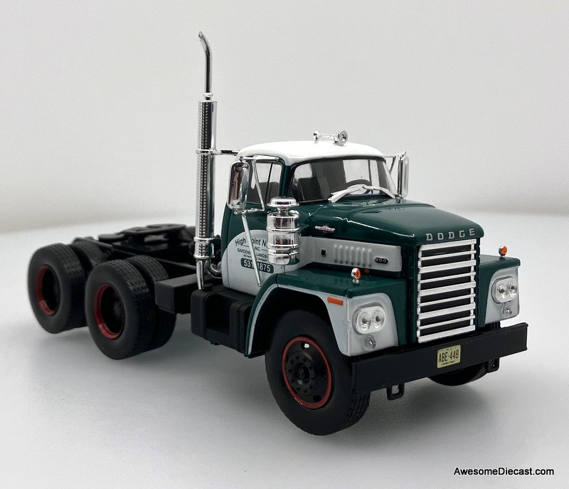 1967 Dodge LCF Day Cab w/Lowboy Trailer: High Point Nursery 1:43 ...