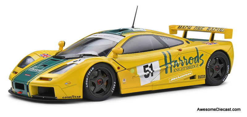 1995 McLaren F1 GT-R Short Tail #51 "Harrods Livery" 1:18 Diecast Model ...