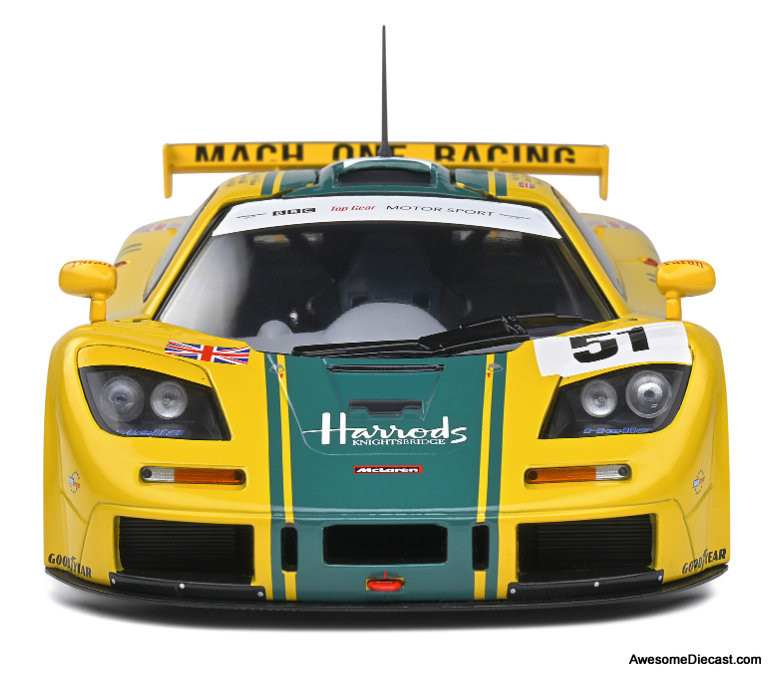 1995 McLaren F1 GT-R Short Tail #51 "Harrods Livery" 1:18 Diecast Model ...