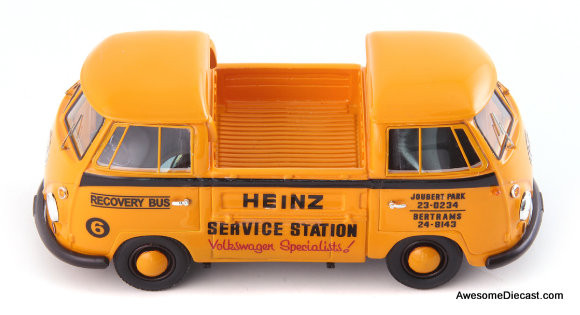 Volkswagen T1 Double Cab Recovery Bus, Yellow: Heinz Service Station 1: ...