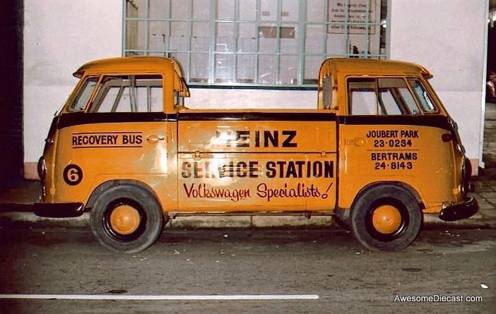 Volkswagen T1 Double Cab Recovery Bus, Yellow: Heinz Service Station 1: ...