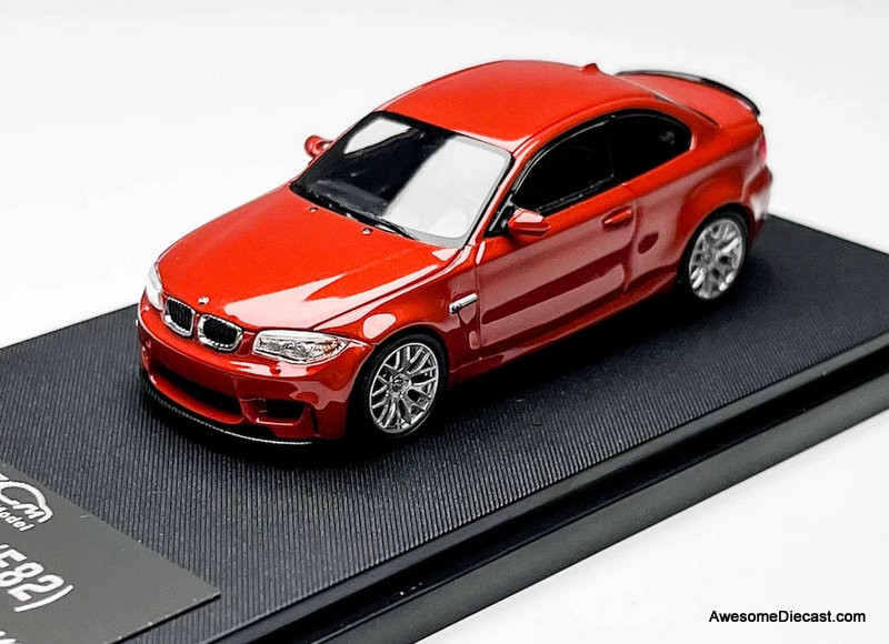 BMW M1 Coupe (E82), Valencia Orange/Silver Wheels 1:64 Diecast Model ...