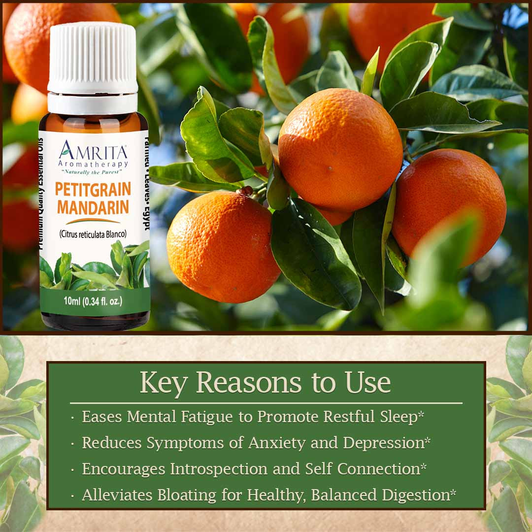Petitgrain Mandarin Essential Oil | Amrita Aromatherapy