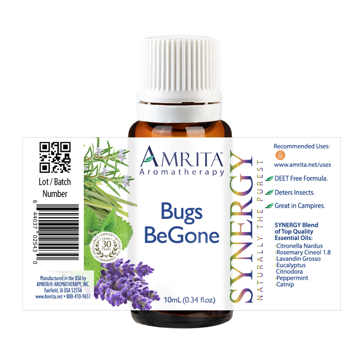Bugs BeGone Synergy Blend | Amrita Aromatherapy