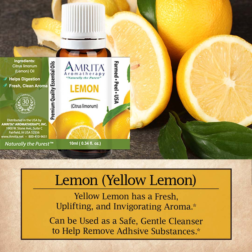 Lemon Essential Oil | Amrita Aromatherapy