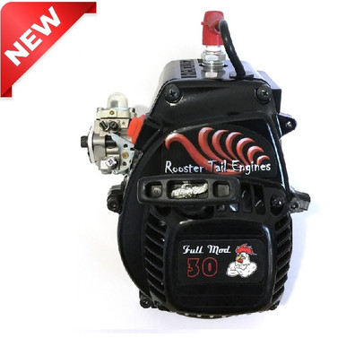 RTE 30.5cc Full Mod Engine - Piston Port - ANIMAL - Rooster Tail Engines