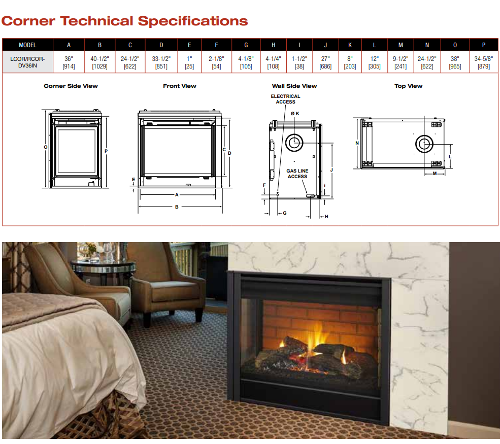 Corner Gas Fireplace Pictures