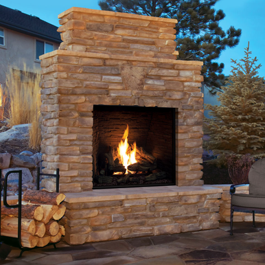 Urbana U44 Outdoor Gas Fireplace - Rocky Mountain Stove & Fireplace