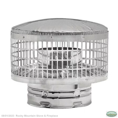 MetalFab Wood Burning Chimney - TempGuard Chimney Cap - Rocky Mountain ...