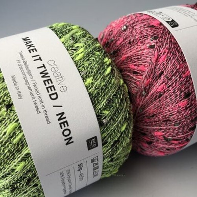 Creative Make It Neon Tweed by Rico Design