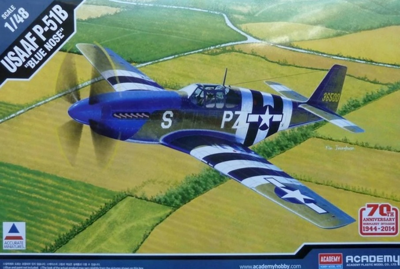 ACA12303 - Academy - 1/48 P-51B Blue Nose" ex Accurate Miniatures"