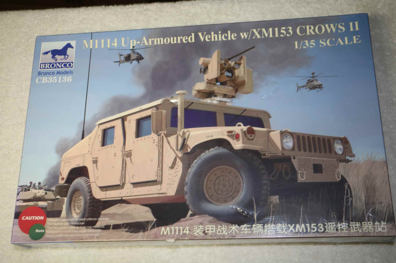 BRO35136 - Bronco - 1/35 M1115 Up-Armoured Vehicle w/ XM153 CROWS II