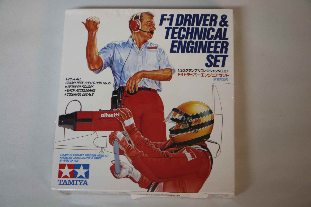 TAM20027 - Tamiya - 1/20 F1 Driver and Technical Engineer Set